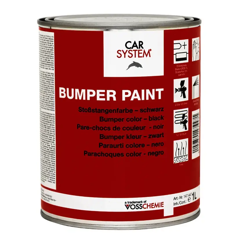 Car System Bumper Paint - Μαύρο - 1lt - ARTofcolors.gr